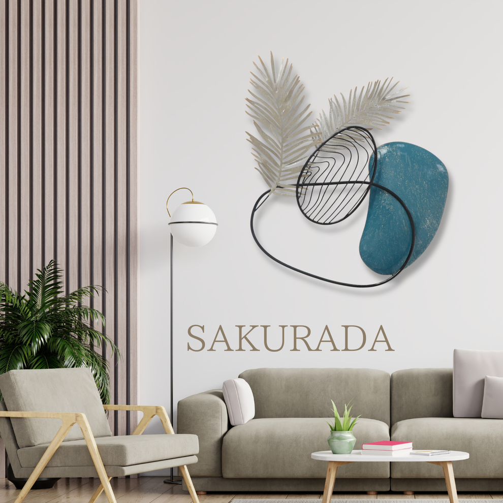S230｜特殊ブルーが際立つ個性派大型壁飾り【SAKURADA】 – SAKURADA（咲羅多）